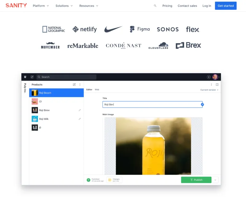 Sanity CMS: the #1 Headless CMS — Represent Web Agency