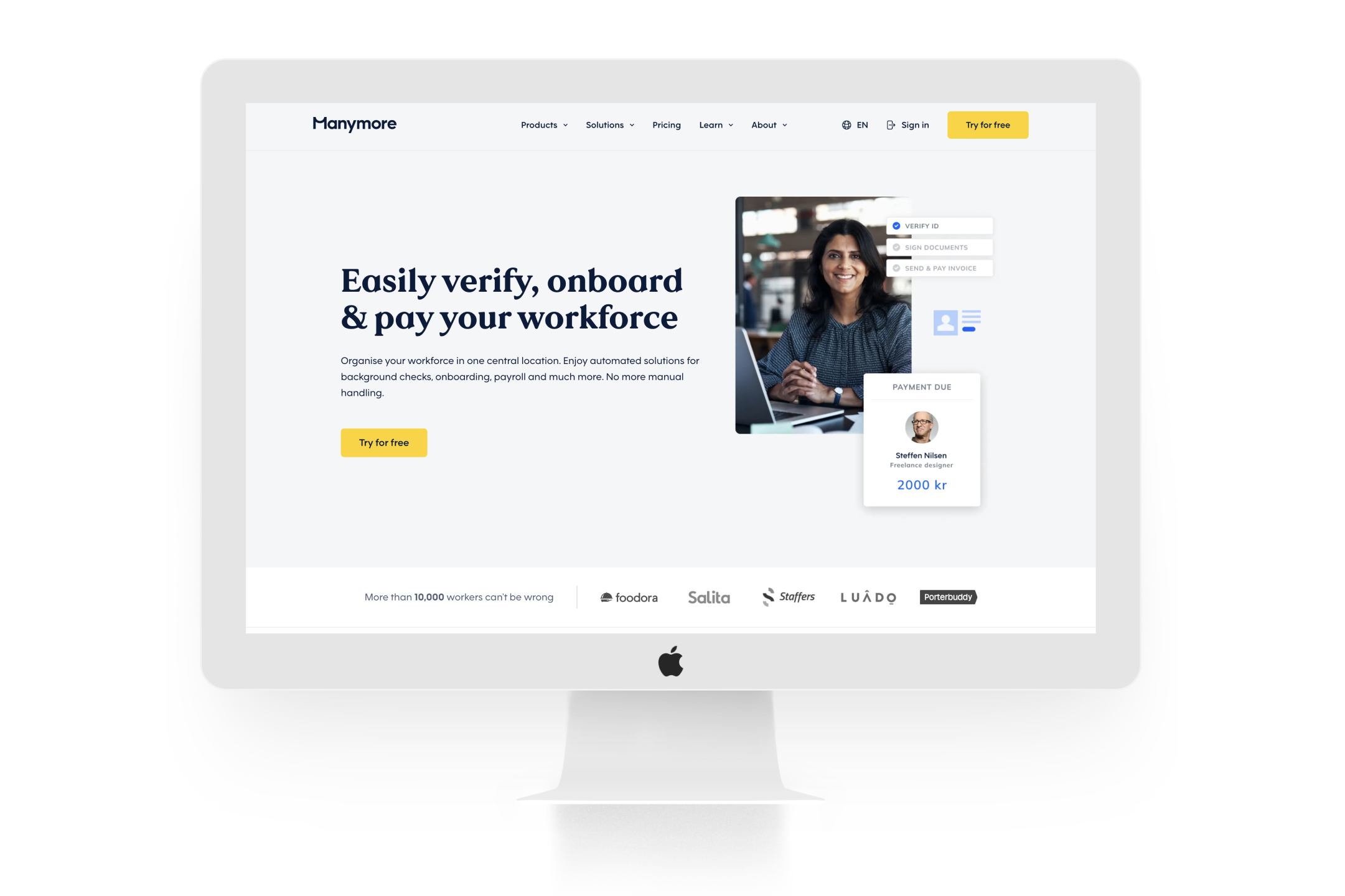 Project: Manymore — Represent Digital Agency