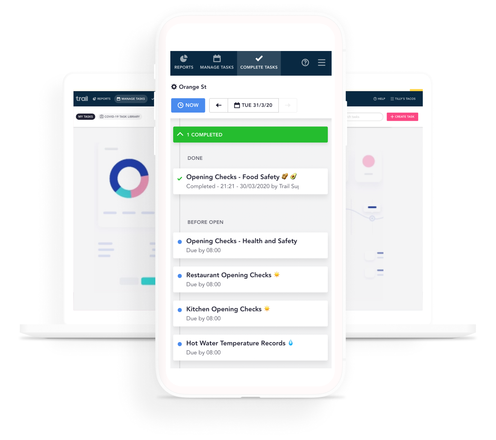 Kitchen audit & checklist app | Trail
