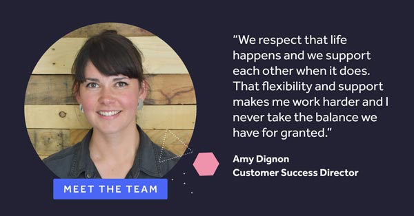 Meet the team: Amy Dignon, our Customer Success Director | Trail