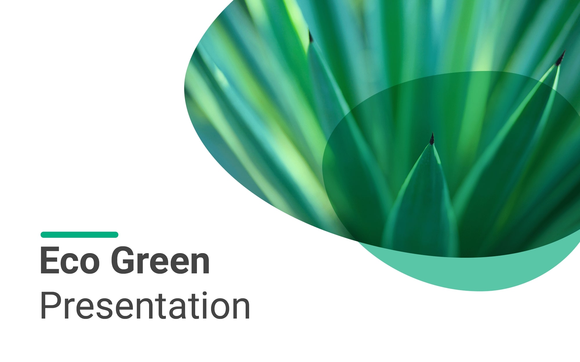 Eco-Green Presentation Template | Free PDF & PPT Download | Slidebean