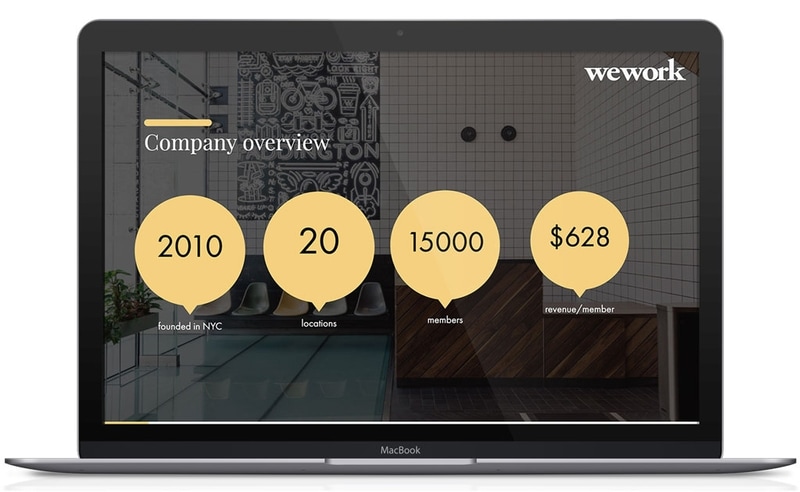 WeWork Pitch Deck Template | Free PDF & PPT Download | Slidebean