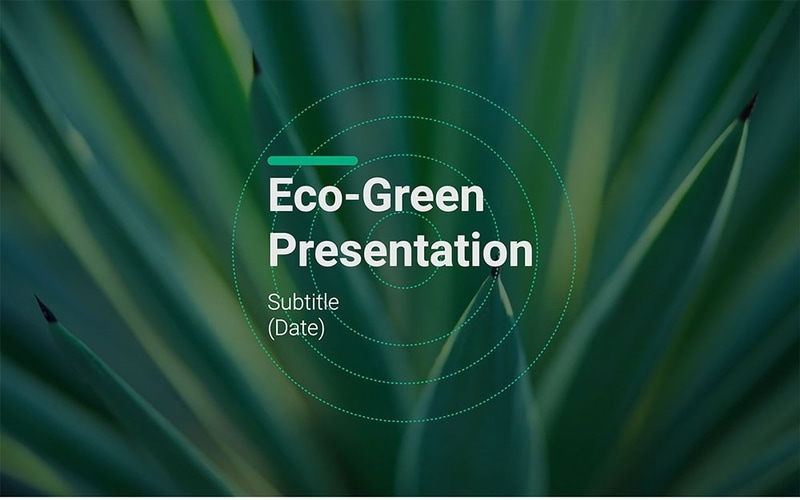 Eco-Green Presentation Template | Free PDF & PPT Download | Slidebean