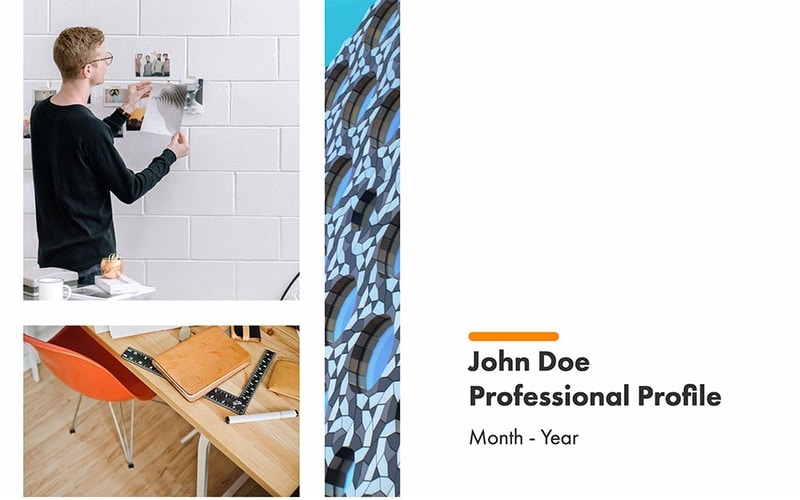 Professional Profile Template | Free PDF & PPT Download | Slidebean
