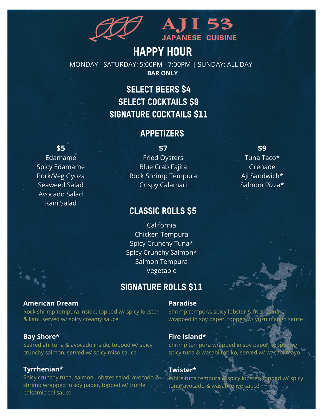 Bay Shore Sushi Aji 53