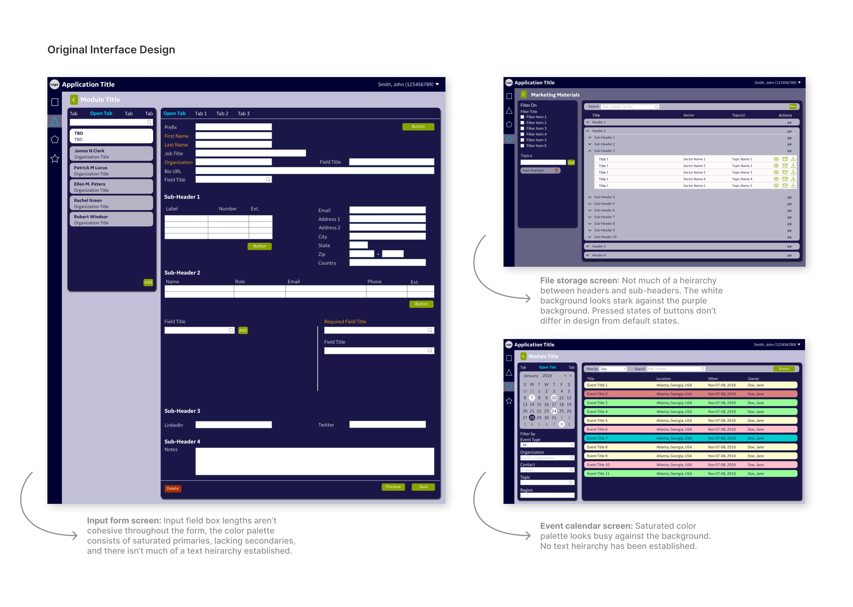 General Electric Interface Redesign