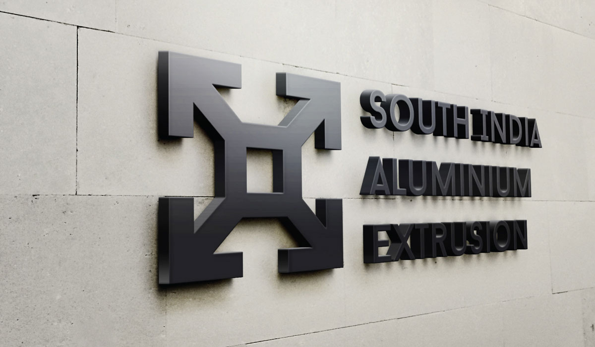 South India Aluminium Extrusion Logo Design