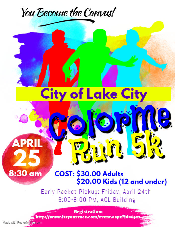 Visit Lake City, SC - Festivals & Events: ColorMe 5K Run/Walk