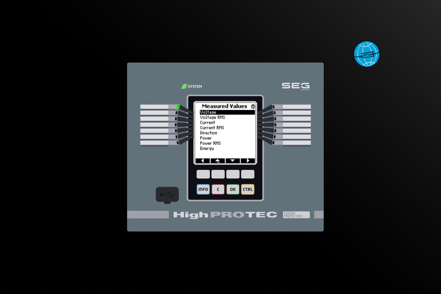 Simulation for SEG protection relays