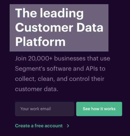 Segment Landing Page Teardown