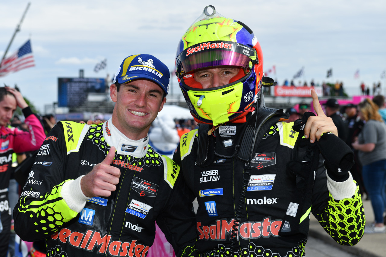 First race win for Ben Barnicoat with Lexus Racing and Vasser Sullivan ...