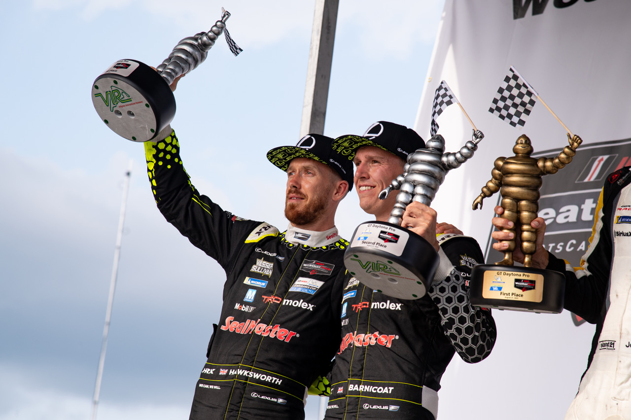 Fight to the flag at VIR as Ben Barnicoat secures another IMSA podium