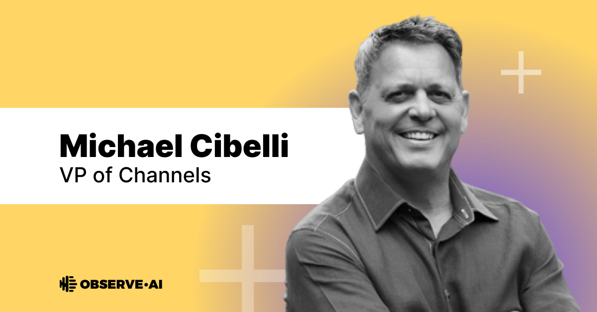 Observe.AI Appoints Michael Cibelli as New Head of Channel