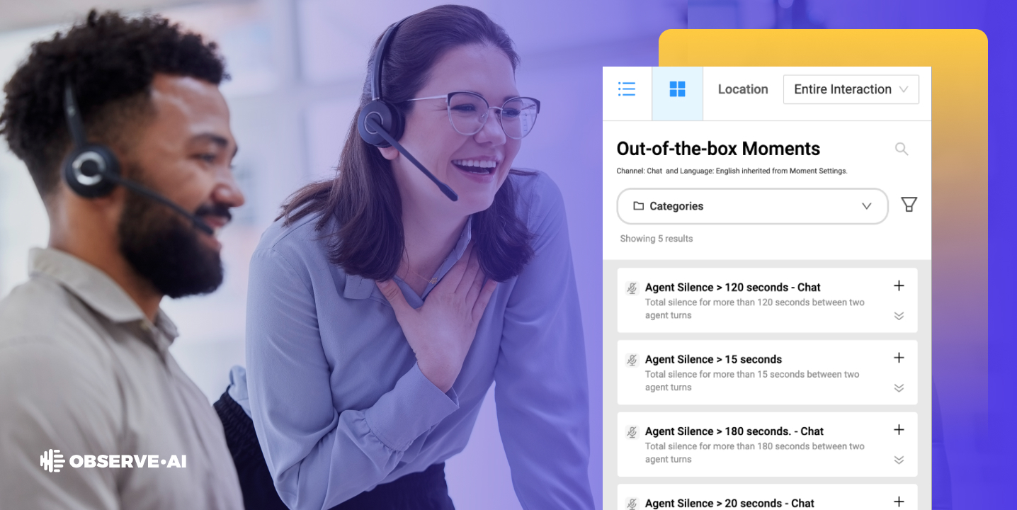 Observe.AI launches Out-of-the-box Moments