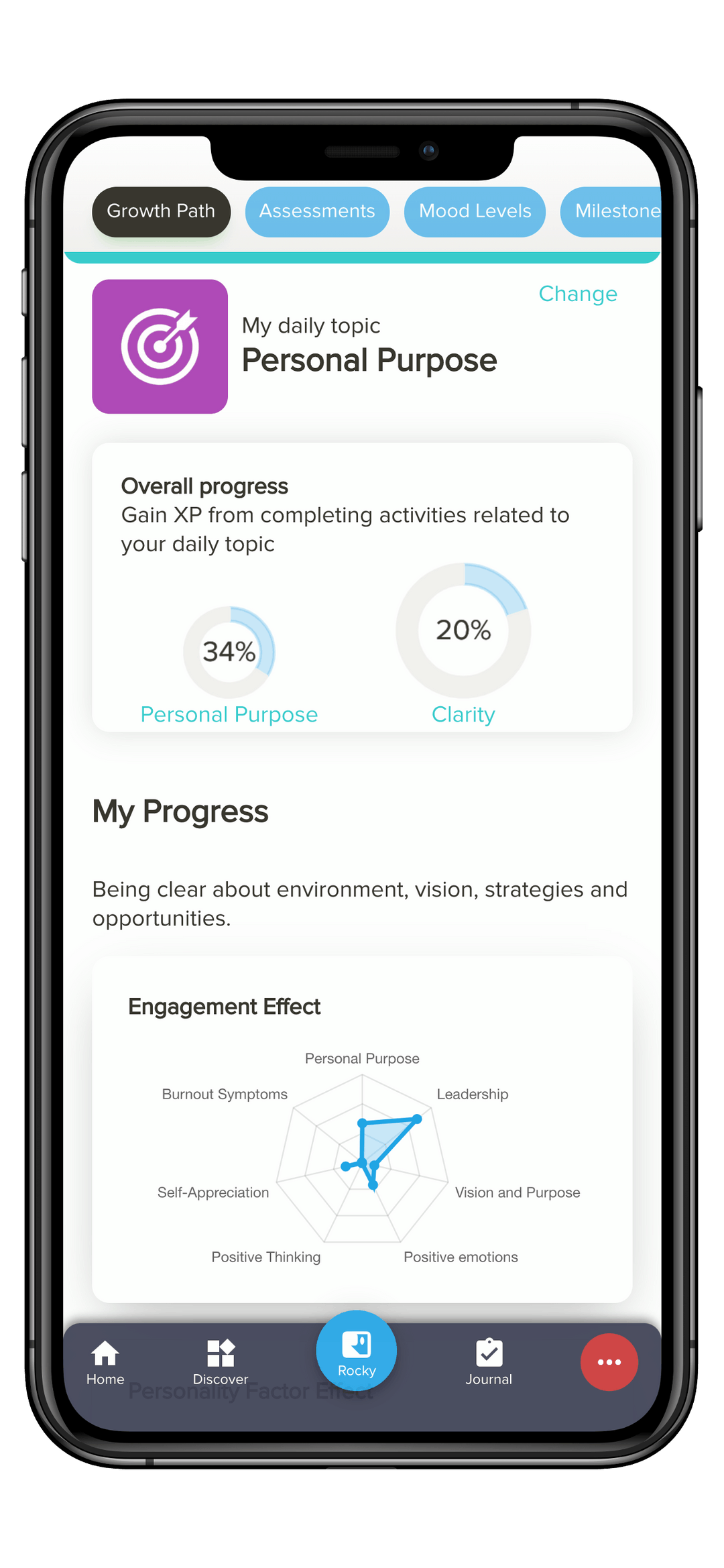 AI Coaching App | Rocky - Platform for Personal Development