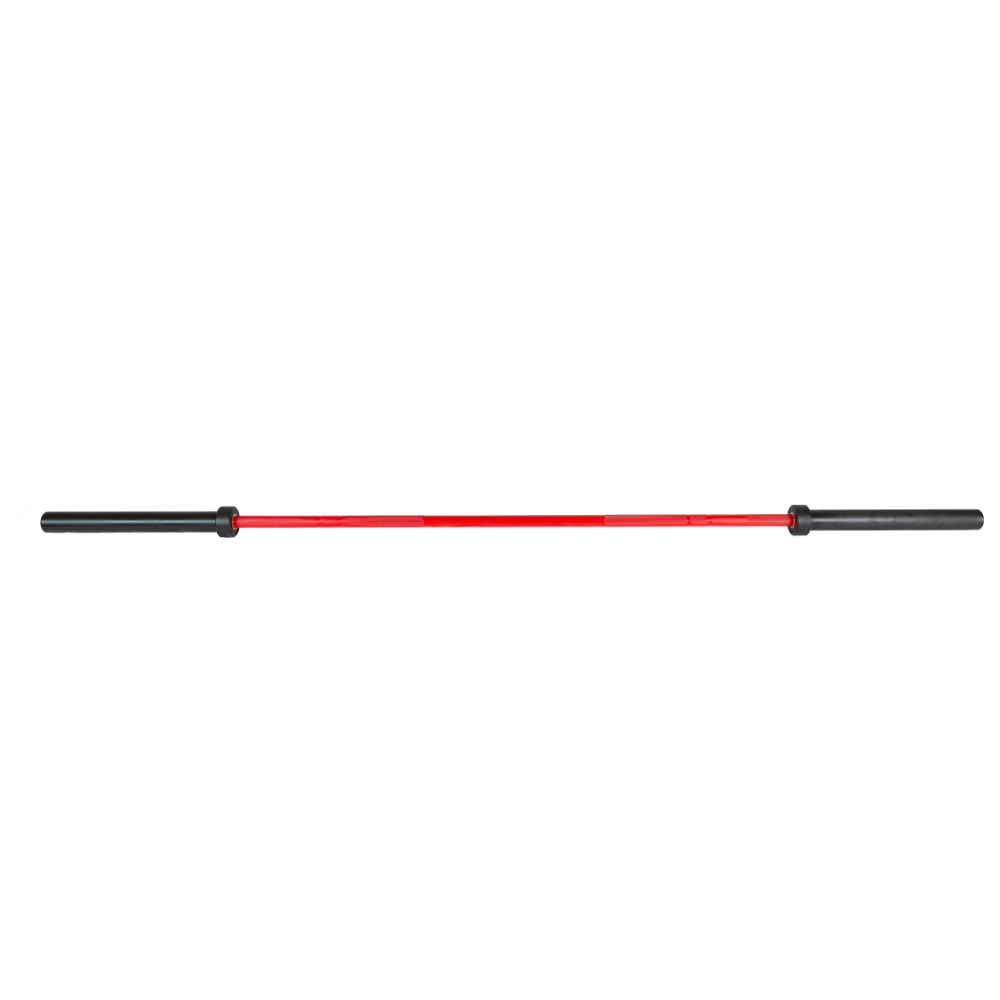 7' Ceramic Olympic Bar - 6 Needle Bearing (Red) | Fitness Products Direct