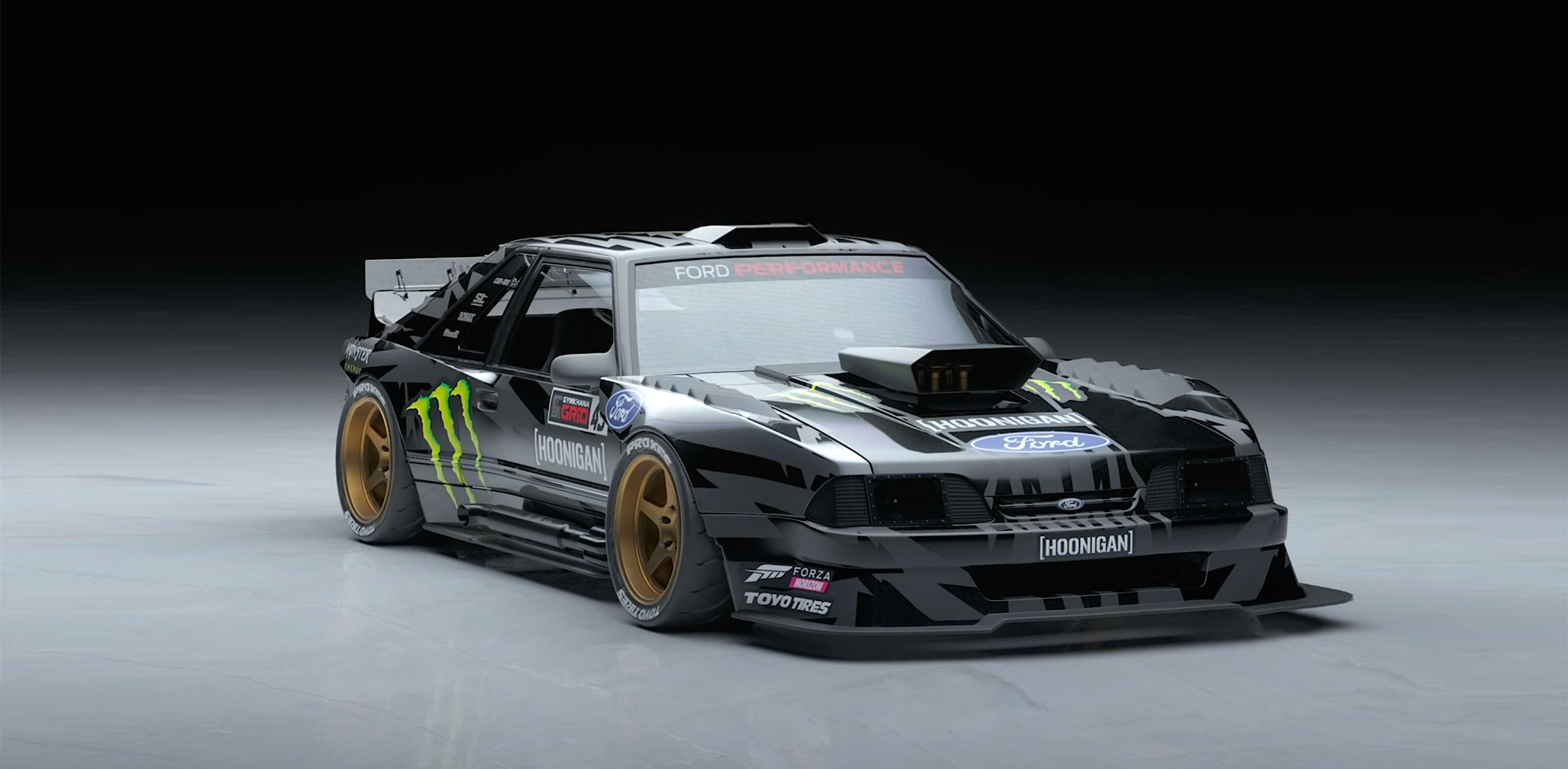 THE HOONIFOX! Ken Block’s insane, carbon-fiber, Fox Mustang