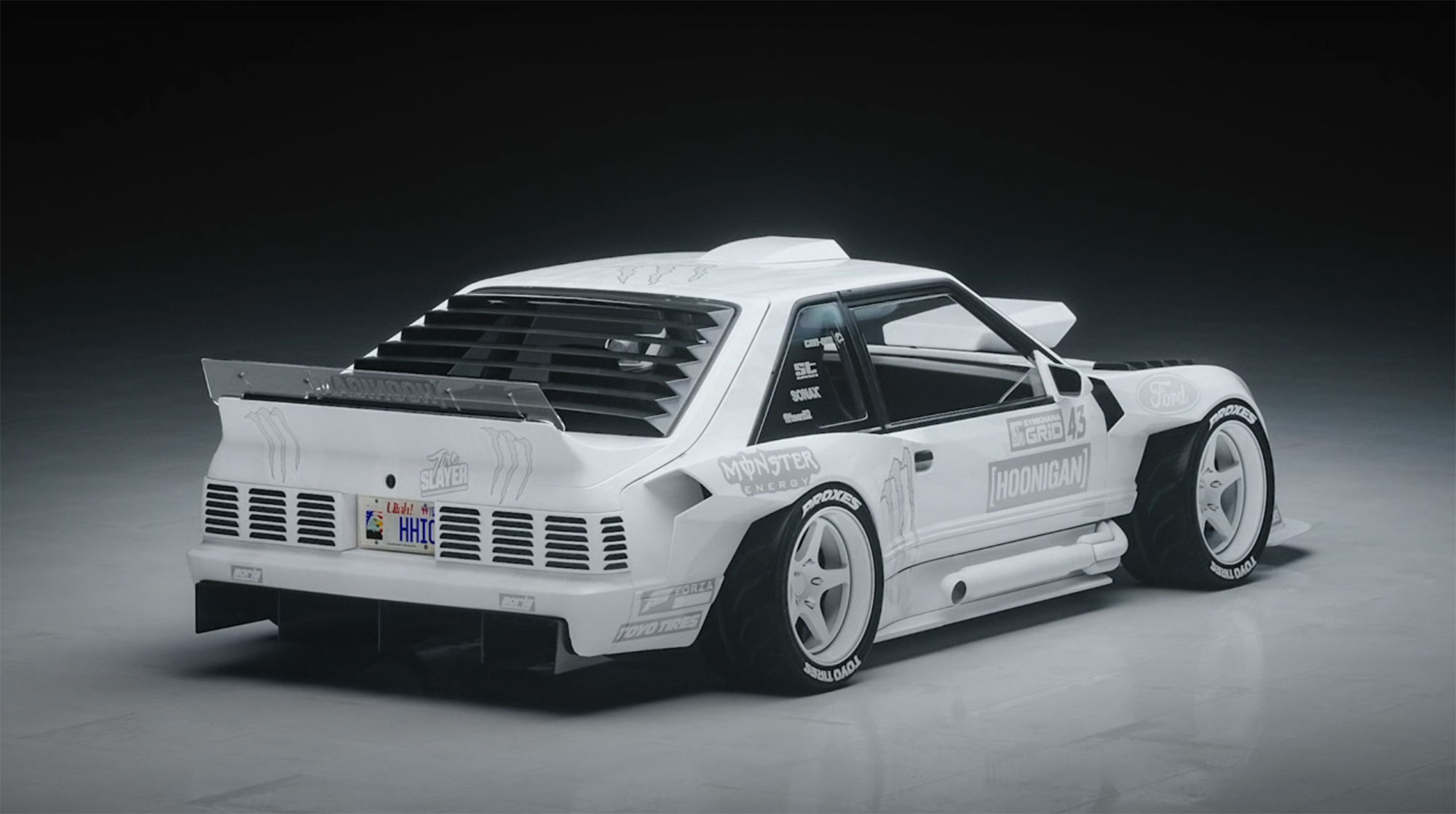 THE HOONIFOX! Ken Block’s insane, carbon-fiber, Fox Mustang