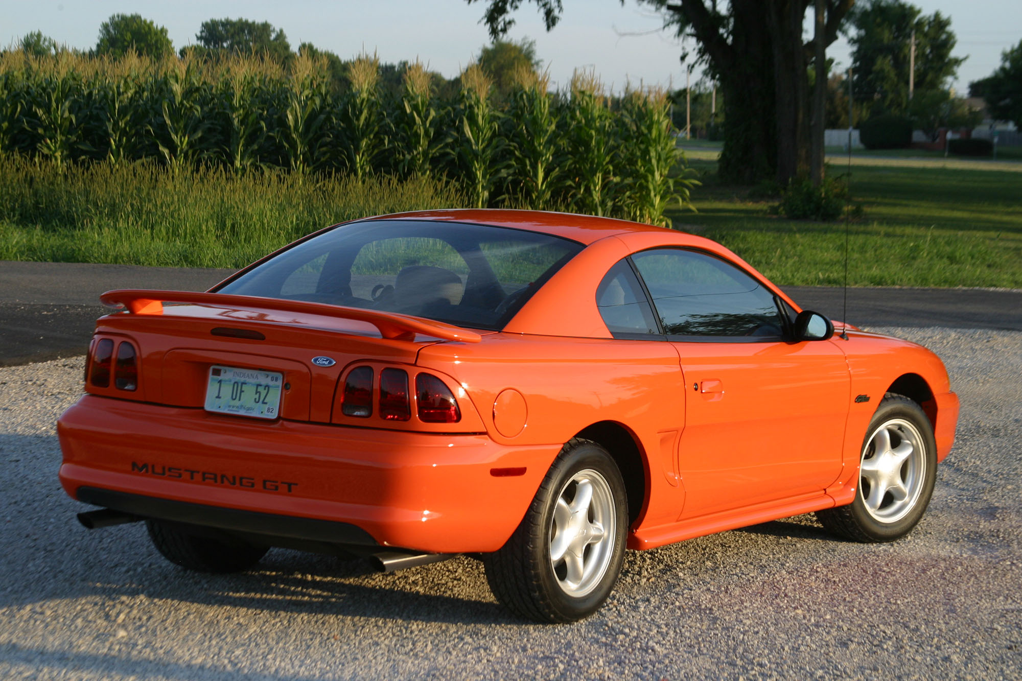 TANGERINE PRESERVATION Preserving one of 826 Mustangs in 1996