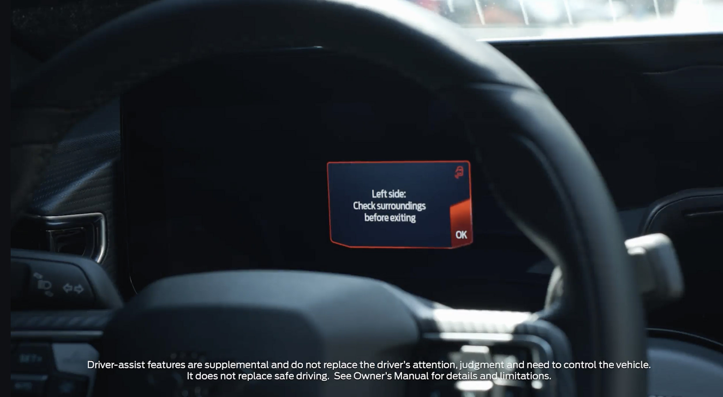 EXIT WARNING NOTIFICATION