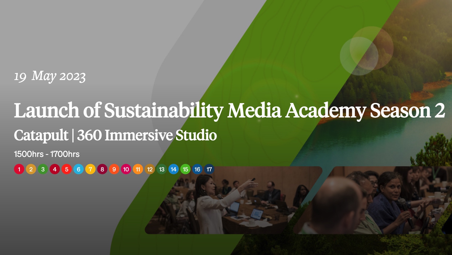 Launch of Sustainability Media Academy Season 2 - Eco-Business Events