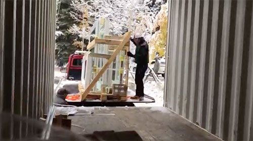 Window Unloading – Tow Truck Method, with Snow! | Zola Windows