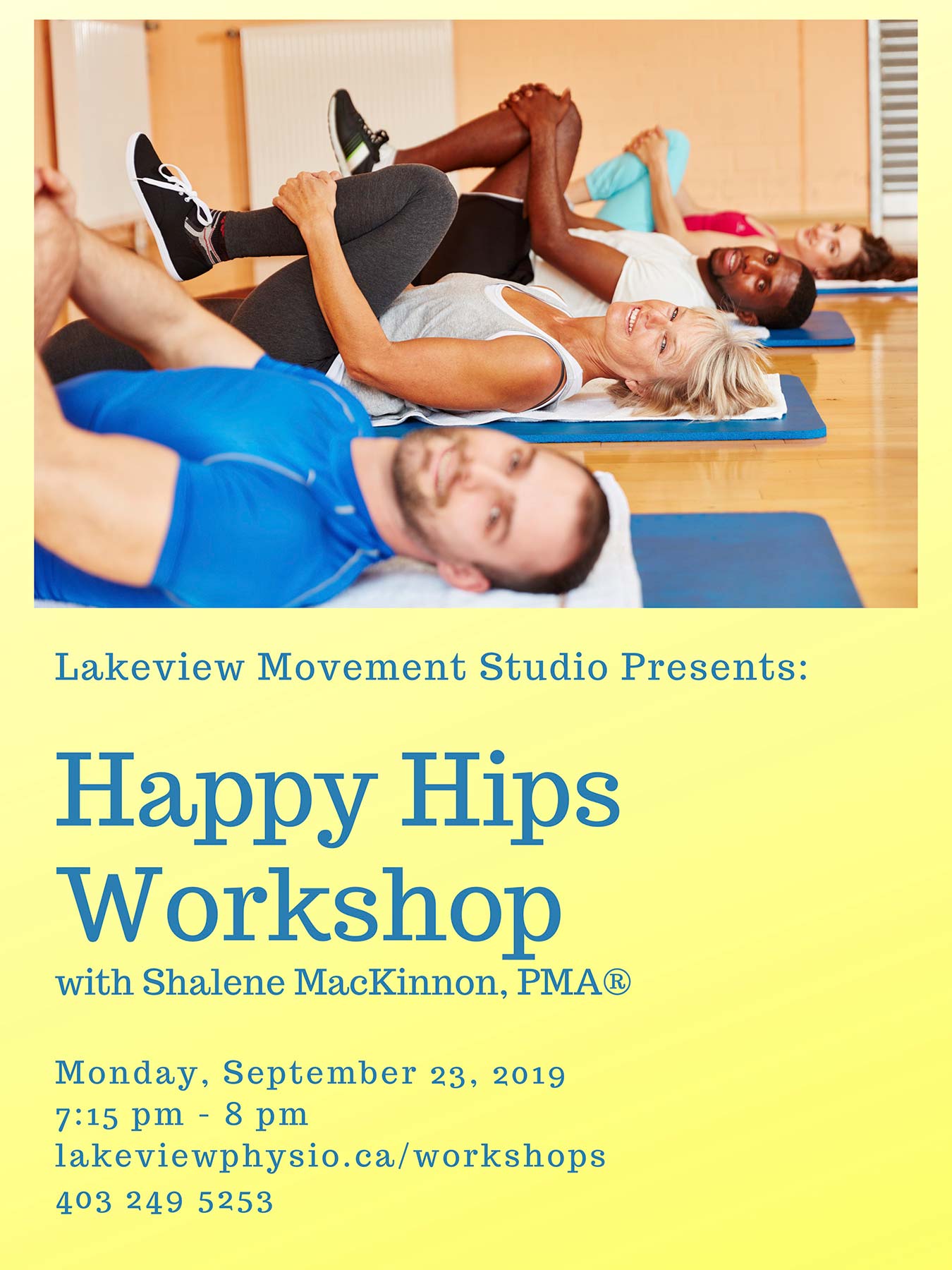Happy Hips Workshop - Lakeview Physio in Calgary, AB