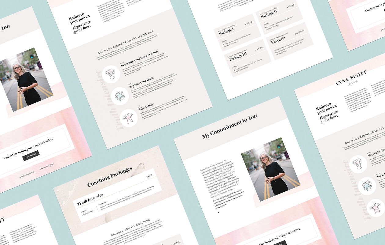 Anna Scott Coaching | DesignGood Portfolio