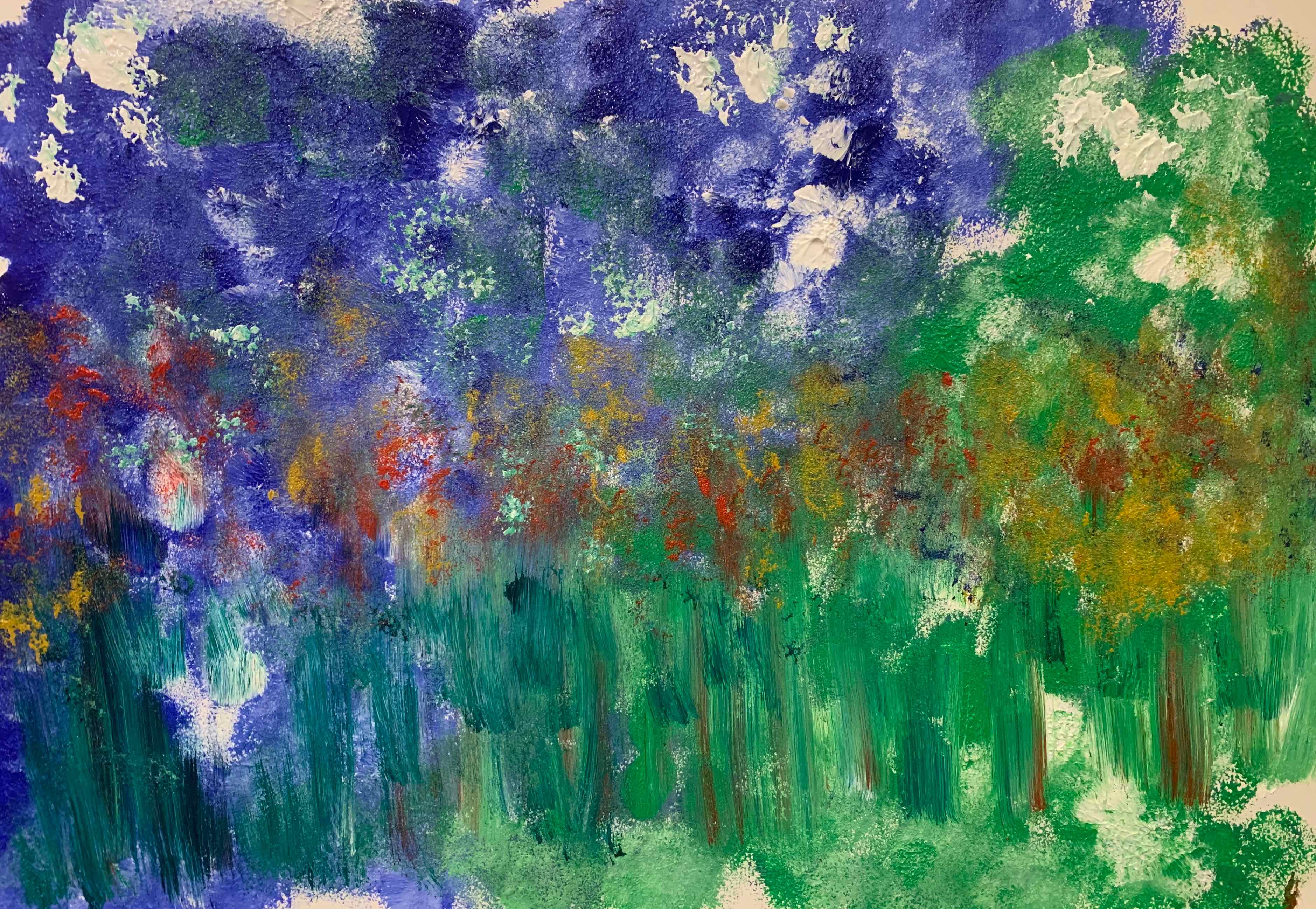 Spring Garden Abstract | Original Art