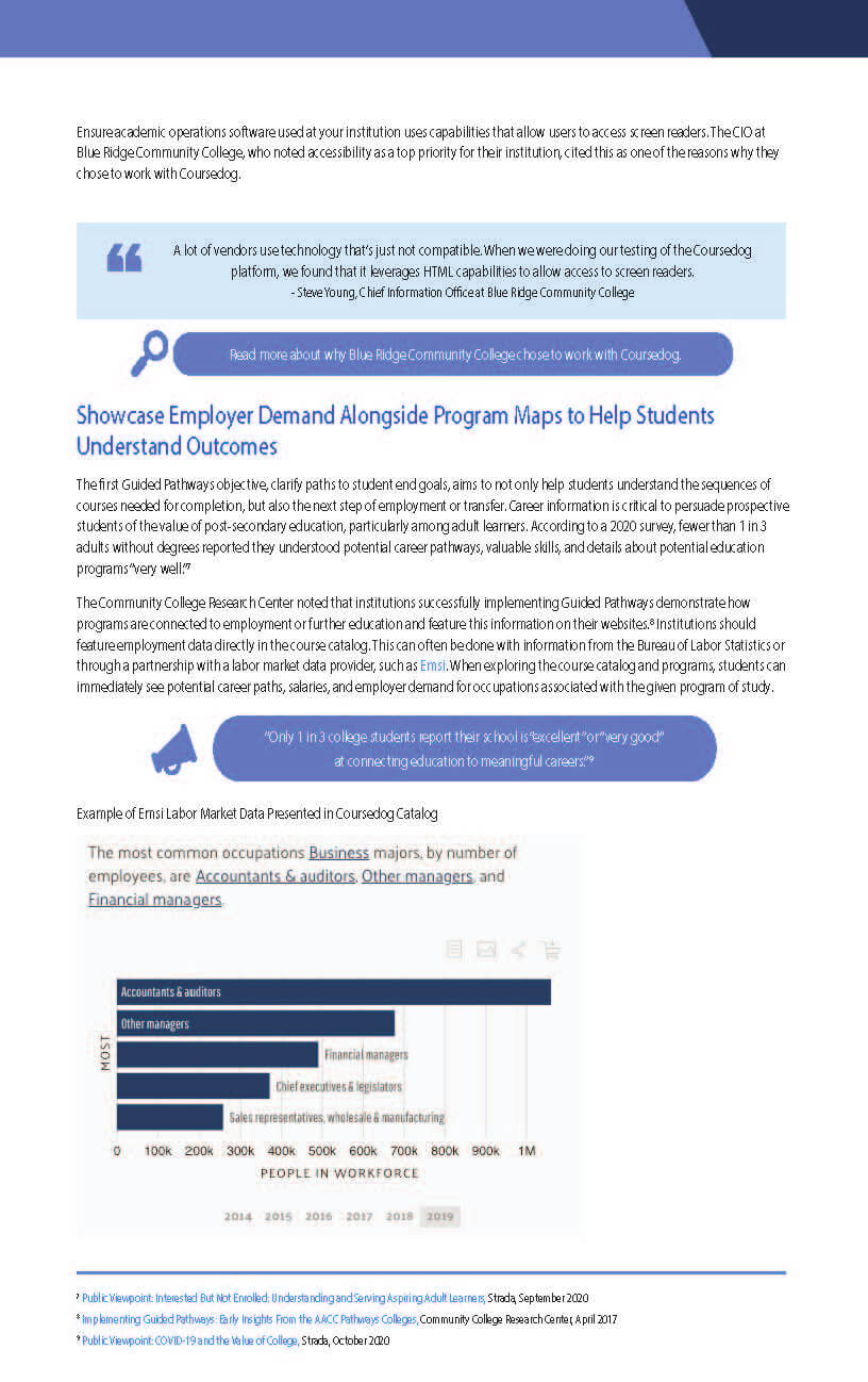 The Roadmap to Guided Pathways Program Maps | Coursedog