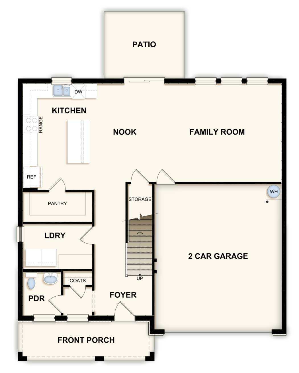 Washington IV Floor Plan AMH Homes washington-iv-floor-plan-amh-homes