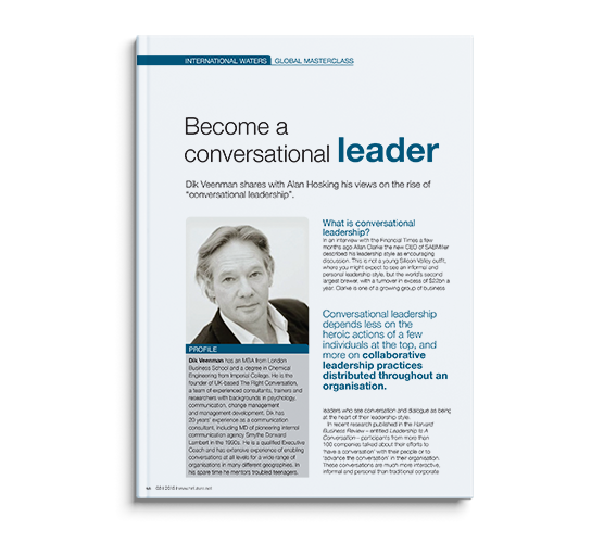 Conversational leadership - article