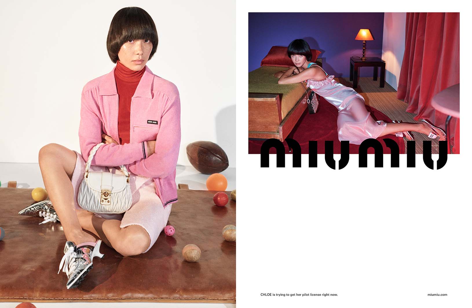 The Miu Miu SS 2021 Campaign , Re-Edition Magazine