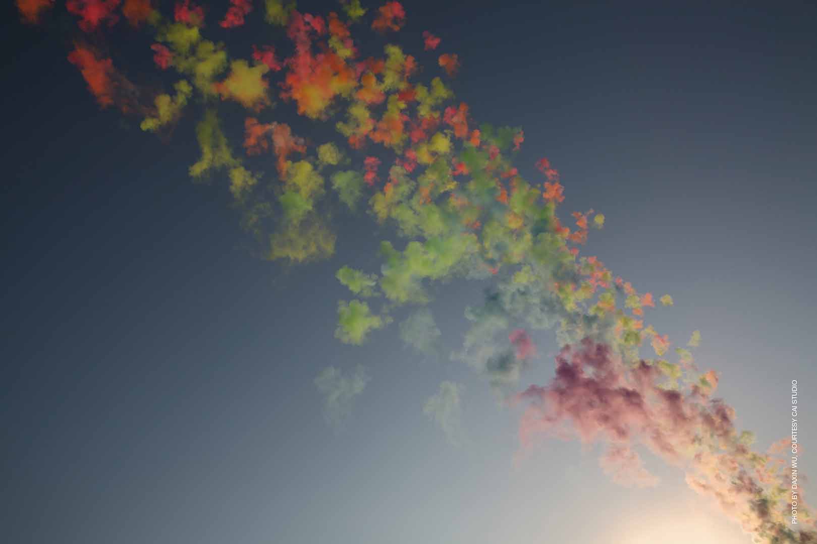 Saint Laurent Cai Guo-qiang Fireworks