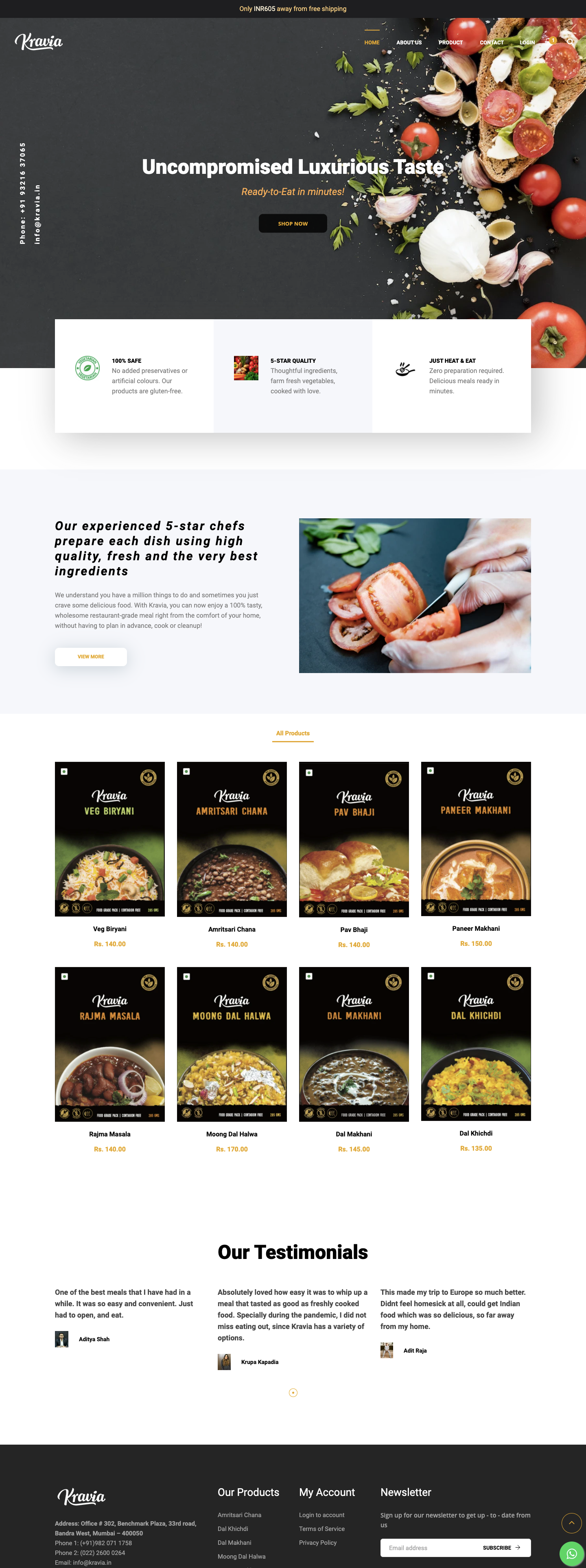 Kravia - Branding, Design, Packaging, E-Commerce