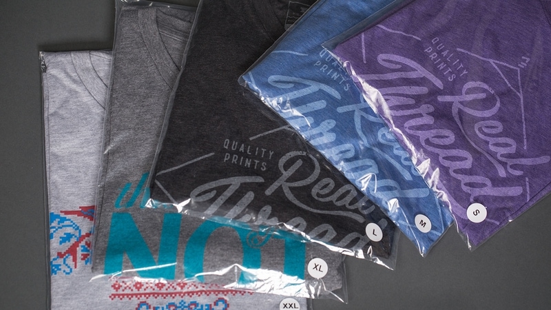 A Guide to T-Shirt Packaging (and Amazing Examples) | Real Thread