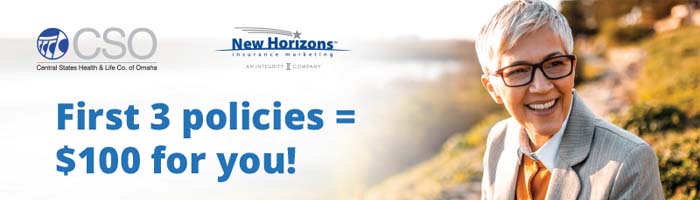 CSO 2022 DVH Bonus: First 3 policies = $100 for you! | Insurance Agent ...