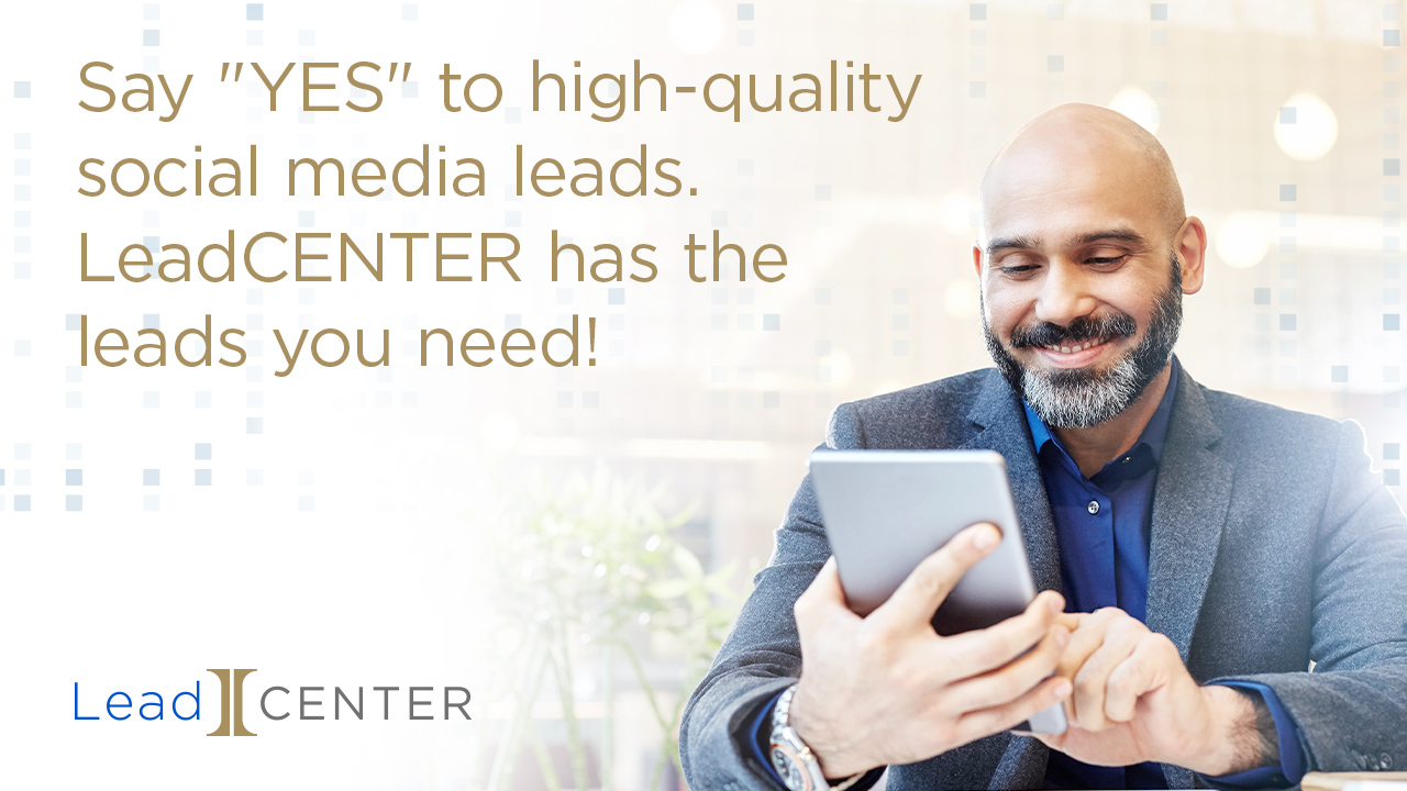 NEW LeadCENTER Social Media Life Insurance Lead Types
