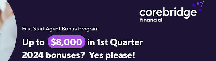 Corebridge Financial Fast Start Agent Bonus Program | Insurance Agent ...