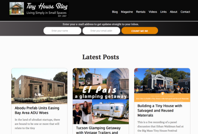 Helpful Tiny House Resources