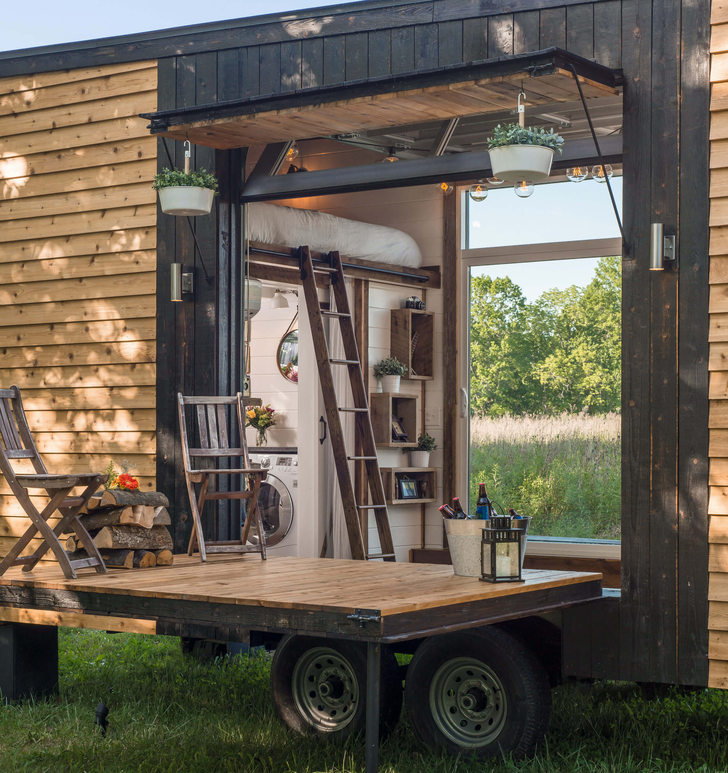 The Alpha - Rustic Modern Tiny House Tiny Home