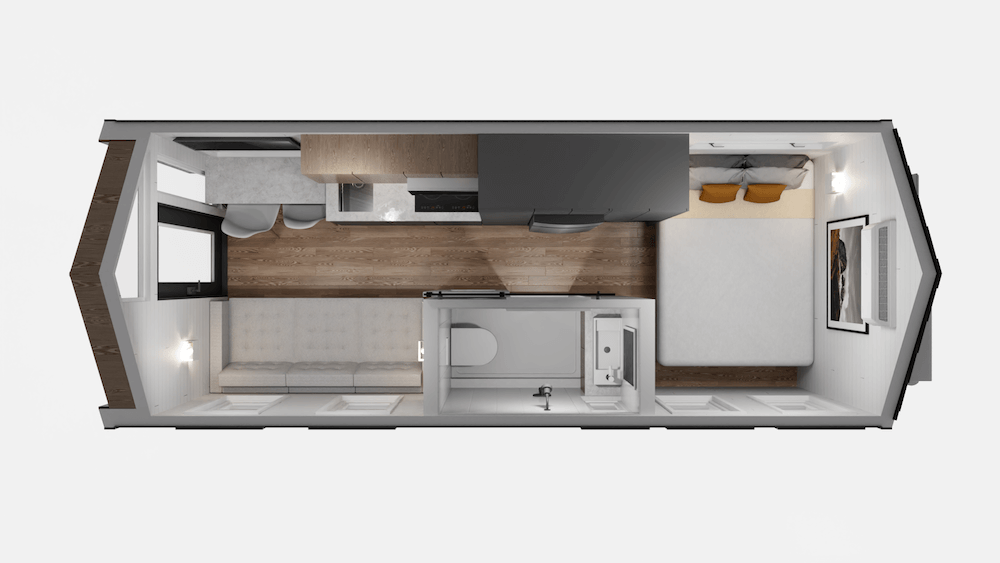 Pictures of the Jojo Bean Tiny Home