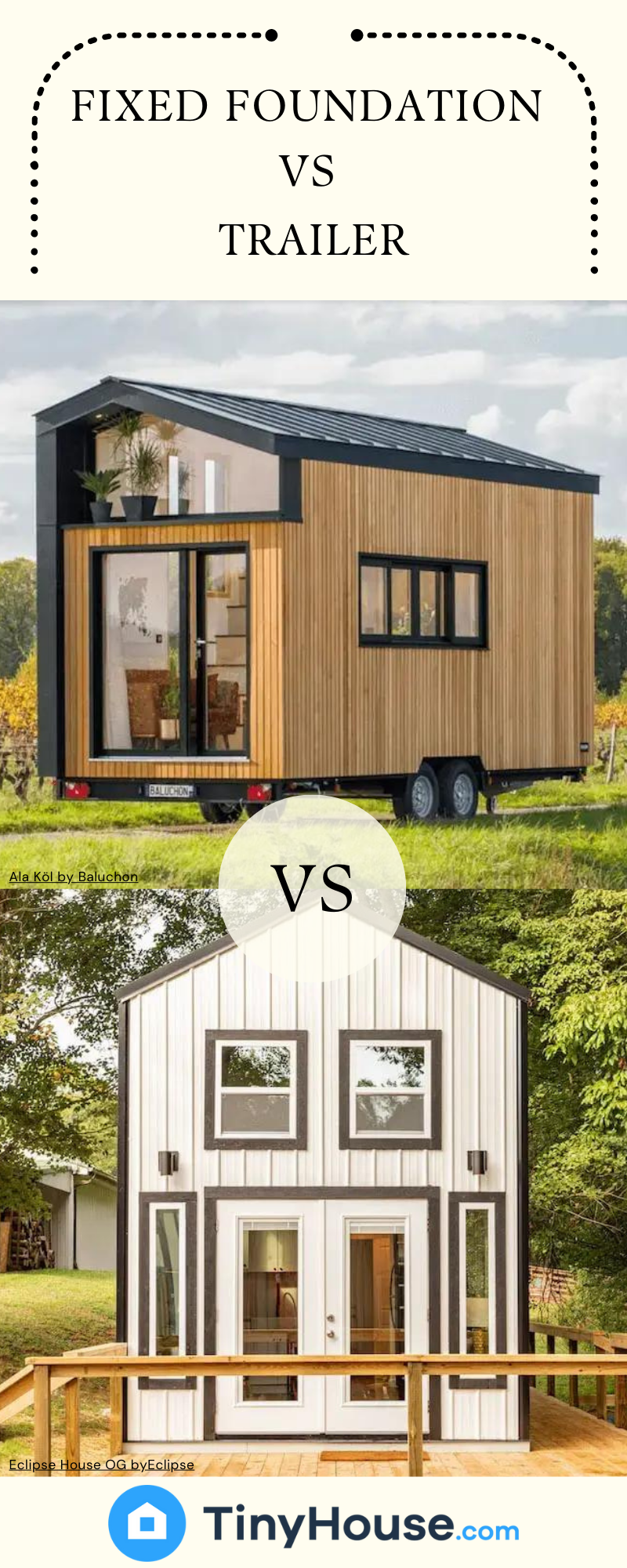 Fixed Foundation vs Trailer for Small Tiny Homes