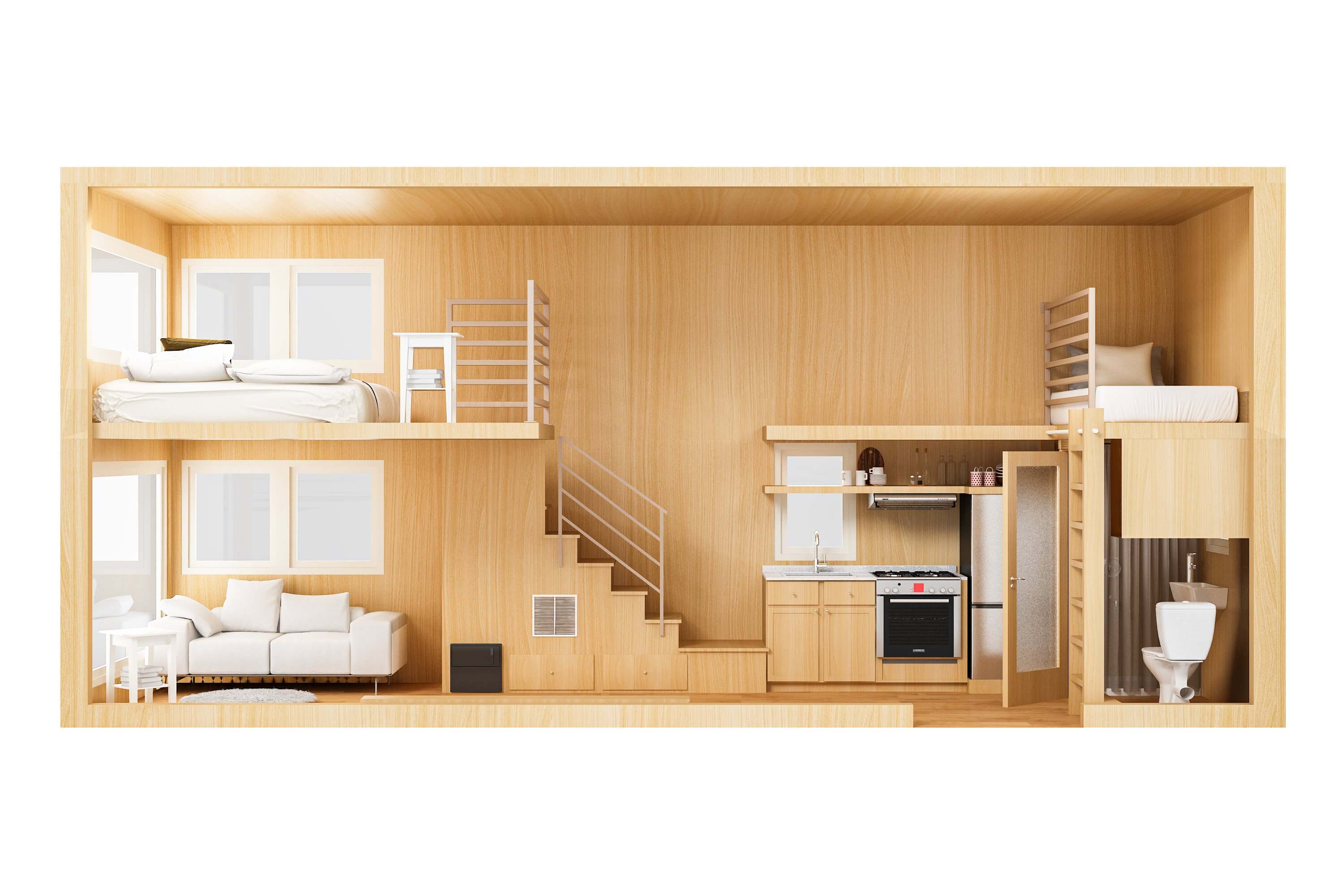 Pictures of the One Tiny Home