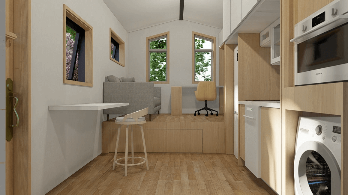 Pictures of the Sakura Tiny Home