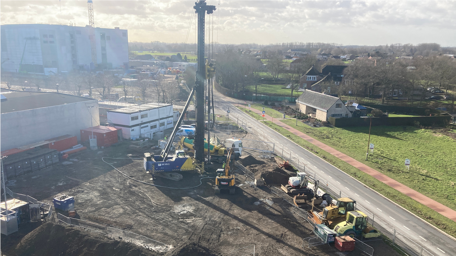 Voorspoedige bouw uitbreiding parkeergarage Puurs in België