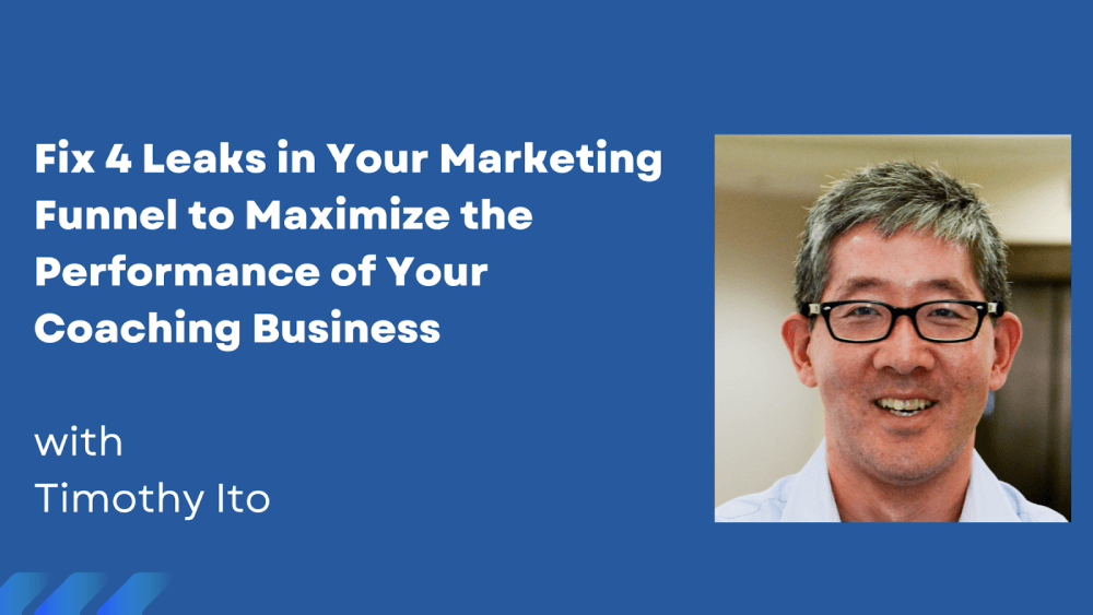 Fix 4 Leaks in Your Marketing Funnel to Maximize the Performance of ...