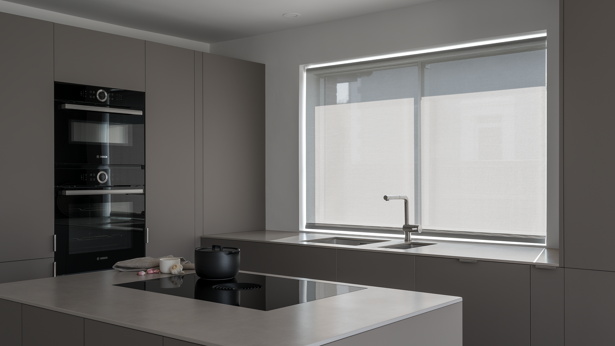 Space 01 - Minimal Japanese Kitchen, Dining and Living Space