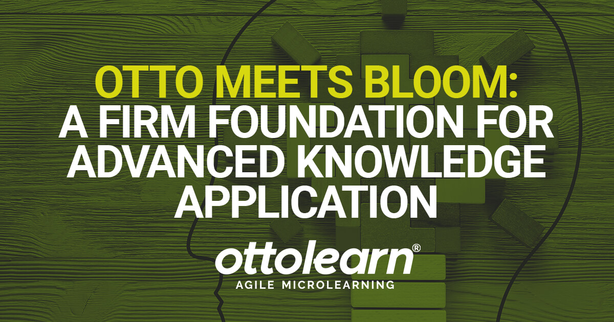 Bloom's Taxonomy at Heart of Microlearning Platform