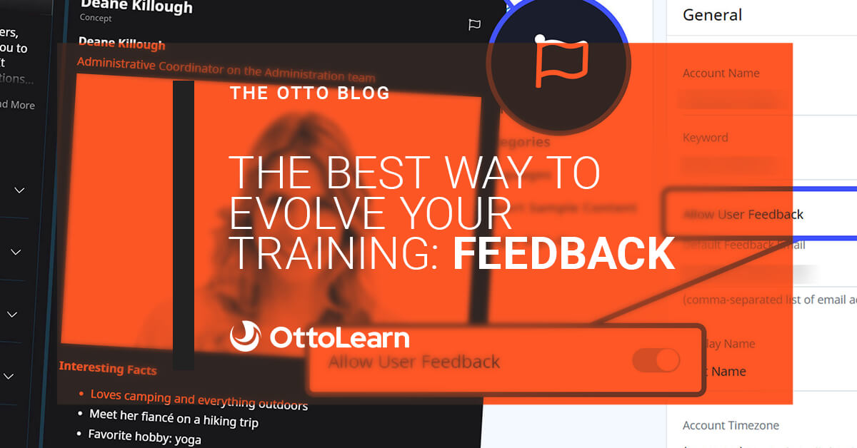 The Best Way to Evolve Your Training is with Feedback